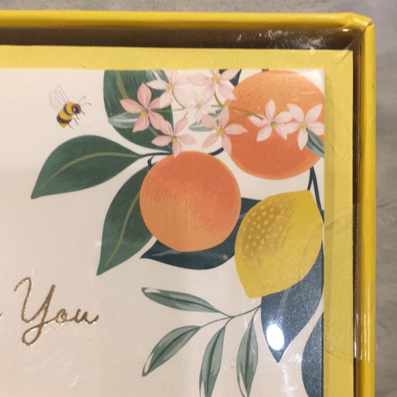 Sheffield Home | Office | Citrus Floral Thank You Note Set Of 6 By ...